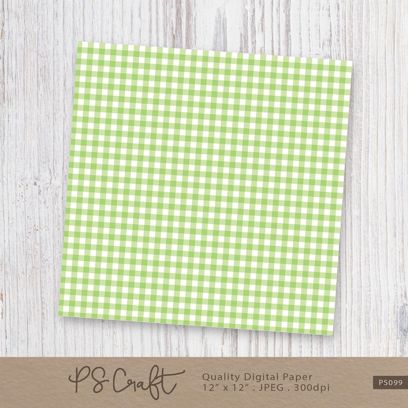 GINGHAM Digital Papers SEAMLESS Gingham Digital Background - Etsy