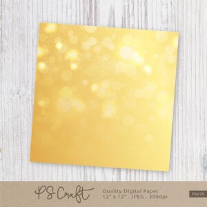 Gold Bokeh Digital Papers, Bokeh Pattern, Gold Bokeh Papers, Bokeh ...