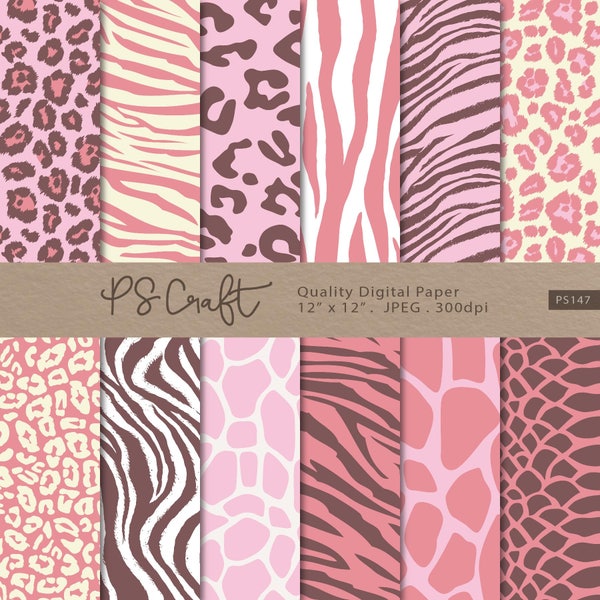 Zebra Digital Paper - Etsy