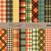 Autumn Plaid Digital Paper SEAMLESS Fall Plaid Background | Etsy