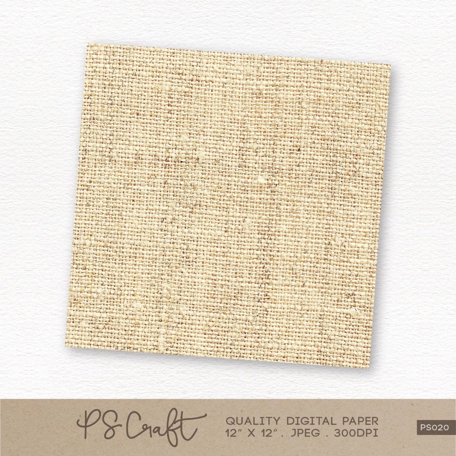 Burlap Digital Papers, Natural Burlap Pattern, Fabric Papers - Etsy