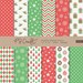 Christmas Digital Papers, SEAMLESS Textured Holiday Backgrounds, Kraft ...