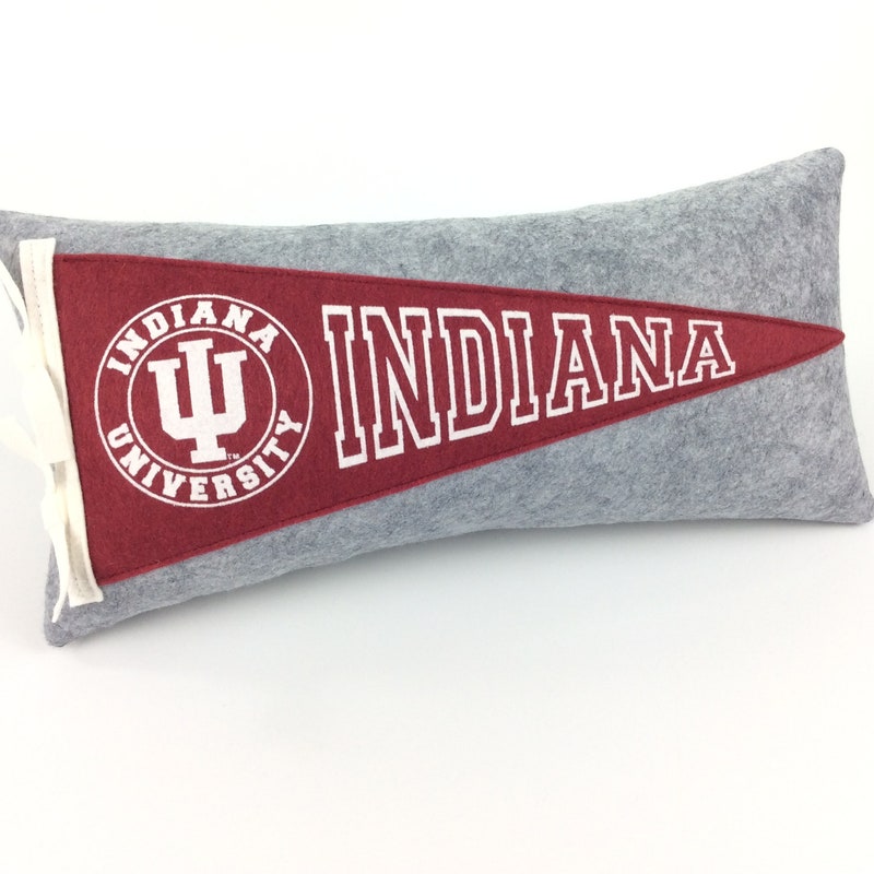 Indiana University Pillow - Etsy