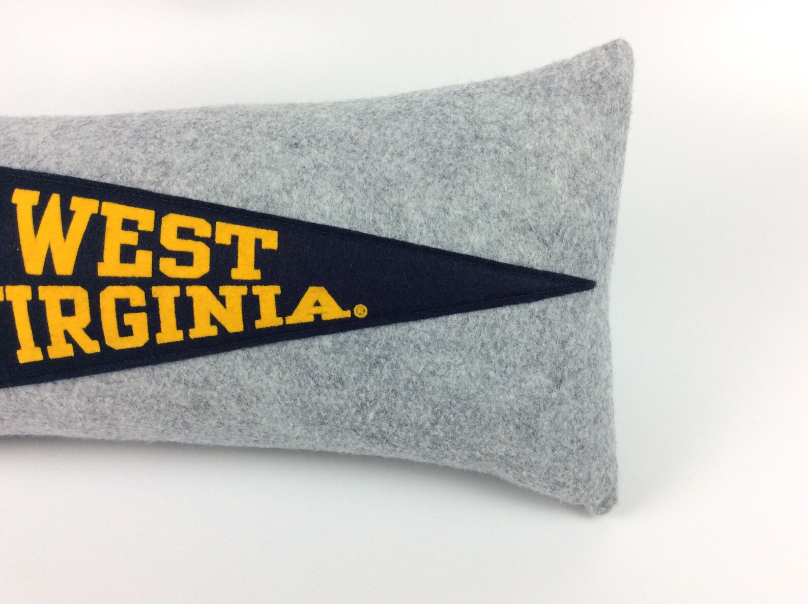 West Virginia University Mountaineers Pennant Pillow | Etsy