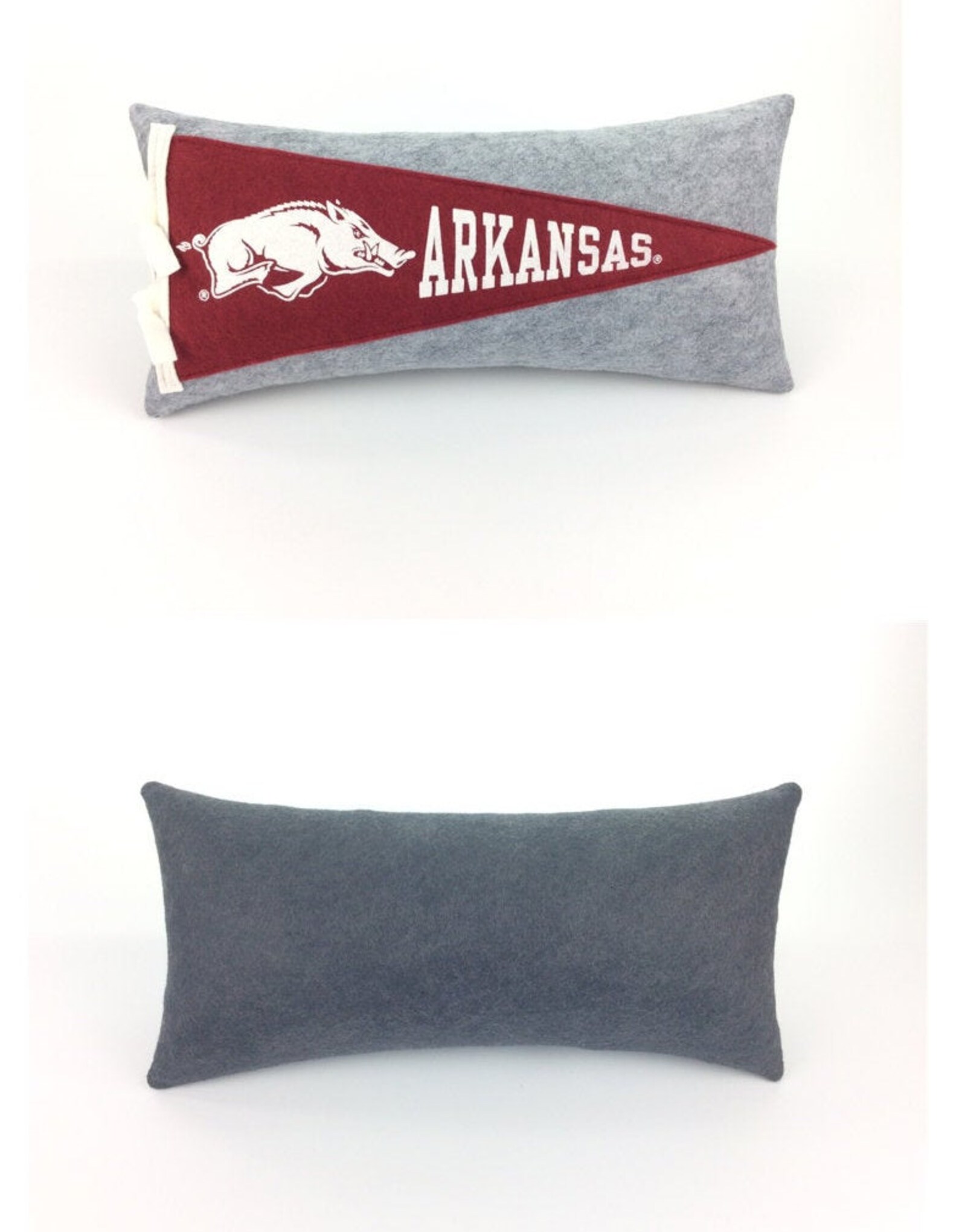 University of Arkansas Razorbacks Pennant Pillow Graduation - Etsy
