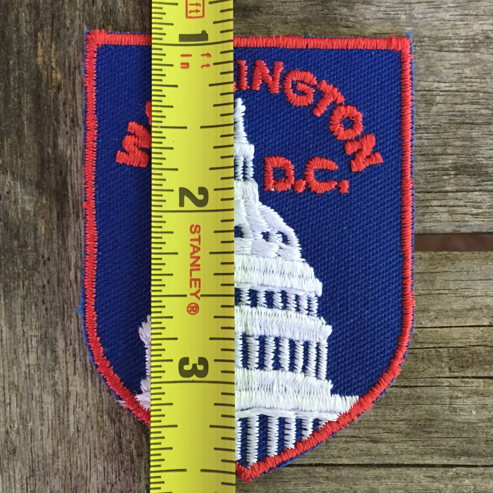 Washington D.C. Vintage Travel Patch by Voyager - Etsy