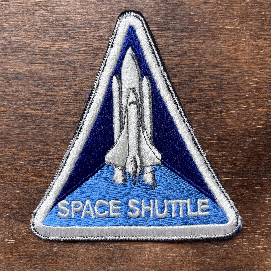 Space Shuttle Vintage NASA Souvenir Patch - Etsy