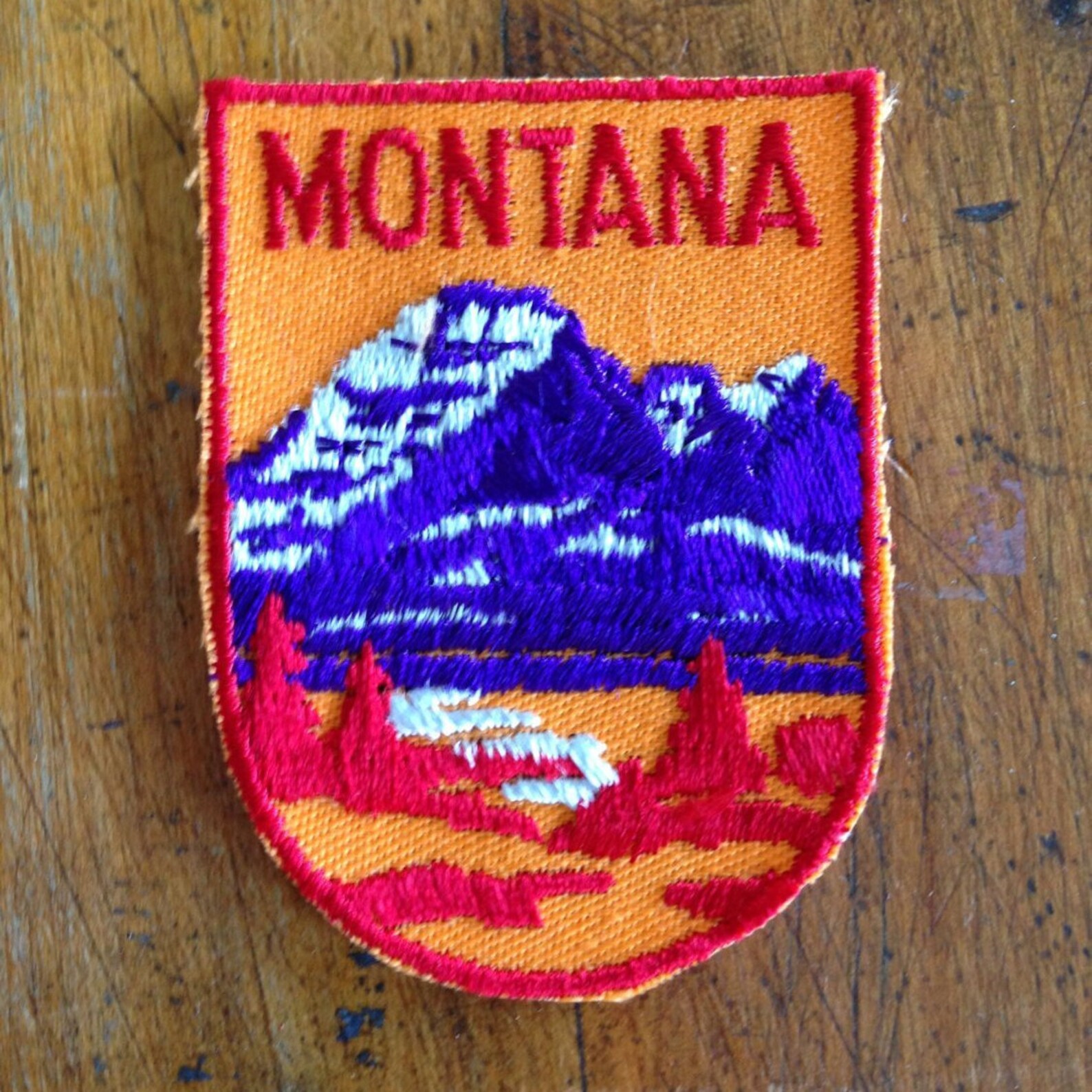 Montana Vintage Travel Patch by Voyager | Etsy