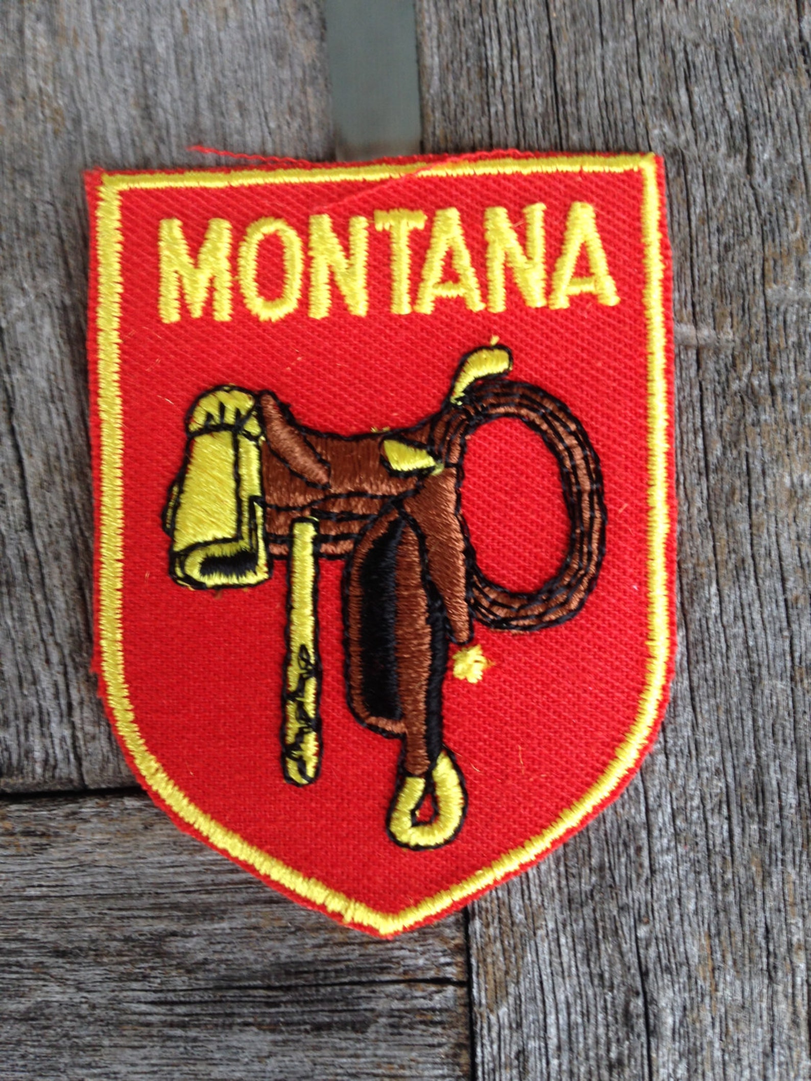 Montana Vintage Travel Patch by Voyager - Etsy