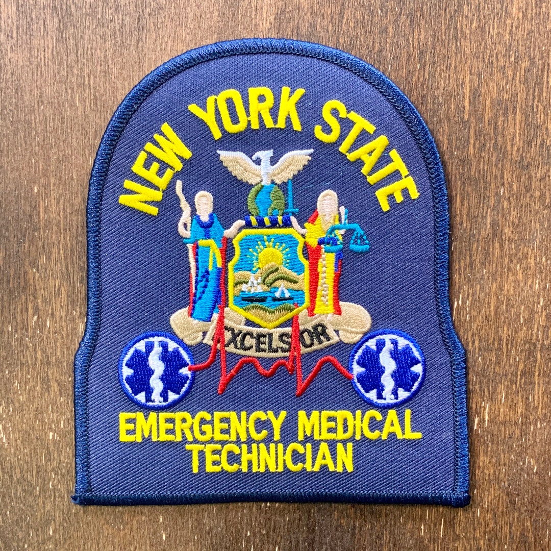 New York State Emergency Medical Technician Patch - Etsy