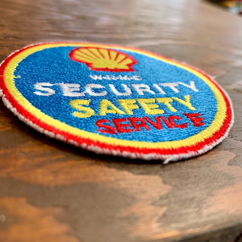 Shell WRMC Security Safety Service Work Shirt Uniform Patch - Etsy