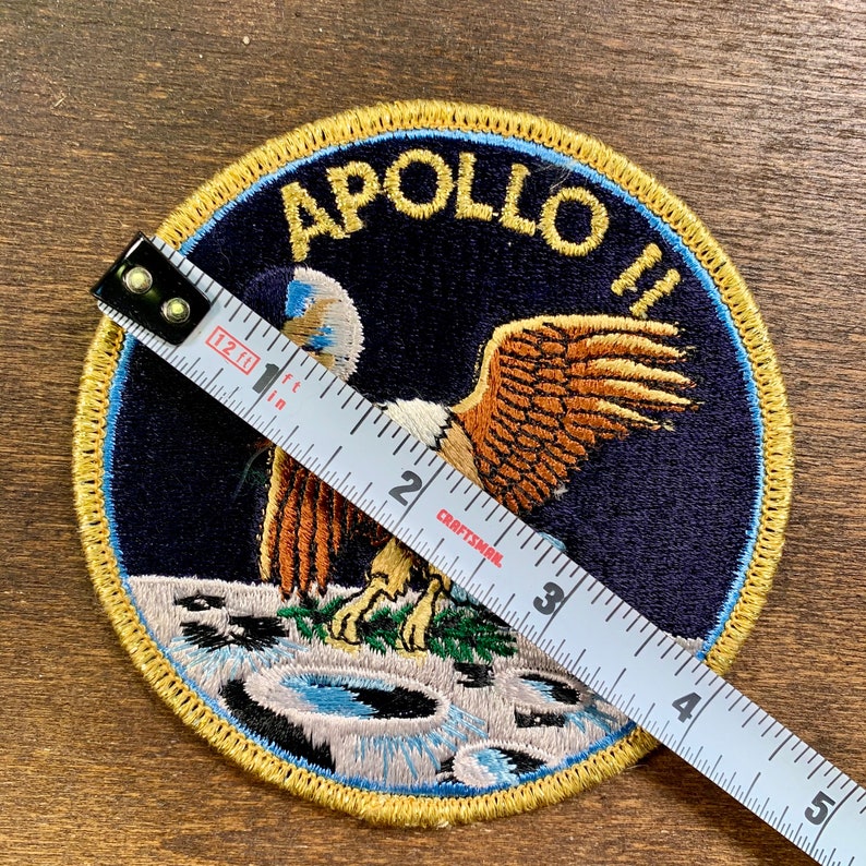 Apollo 11 Mission NASA Souvenir Space Patch | Etsy