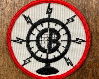 Vintage 1970's CB Four Wheeler Patch Voyager Trucker CB Patch Trucker ...