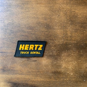 Hertz Truck Rental Work Shirt Uniform Patch - Etsy