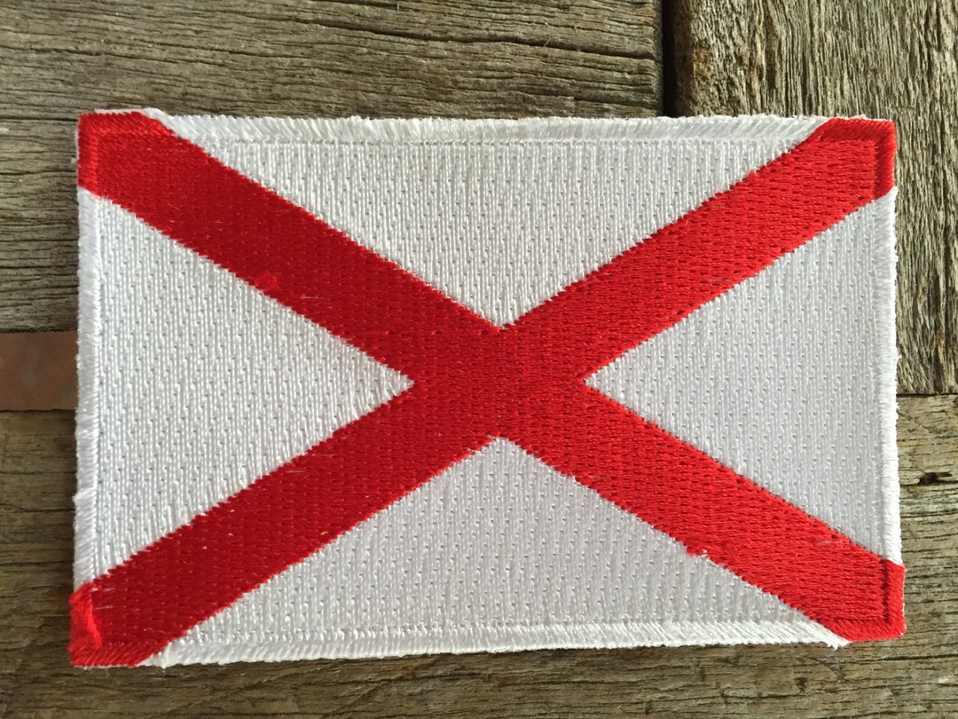 Alabama State Flag Travel Patch - Etsy