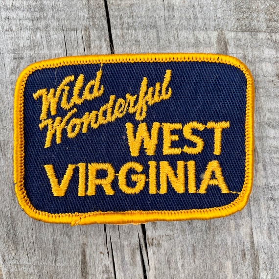 Wild and Wonderful West Virginia Vintage Travel Patch | Etsy