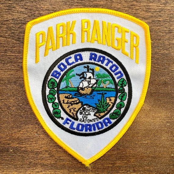 Boca Raton Florida Park Ranger Uniform Patch | Etsy