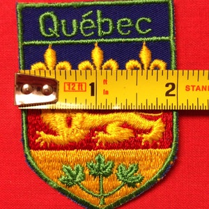 Quebec Canada Vintage Travel Patch - Etsy