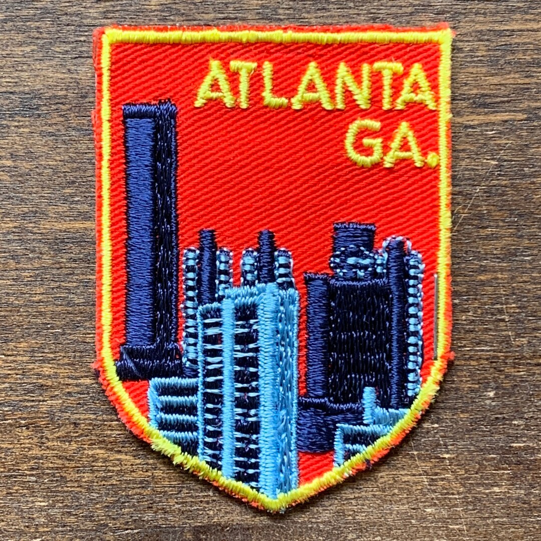 Atlanta Georgia Vintage Travel Patch - Etsy