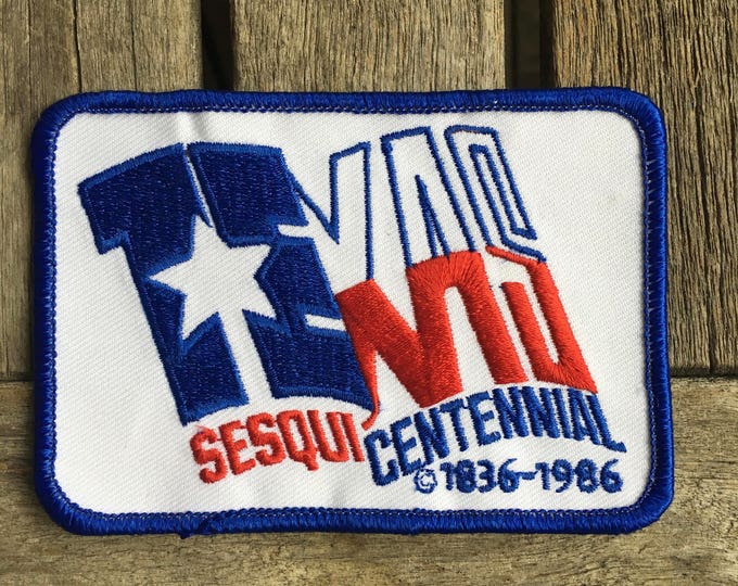 Texas Sesquicentennial 1836-1986 Souvenir Travel Patch - Etsy