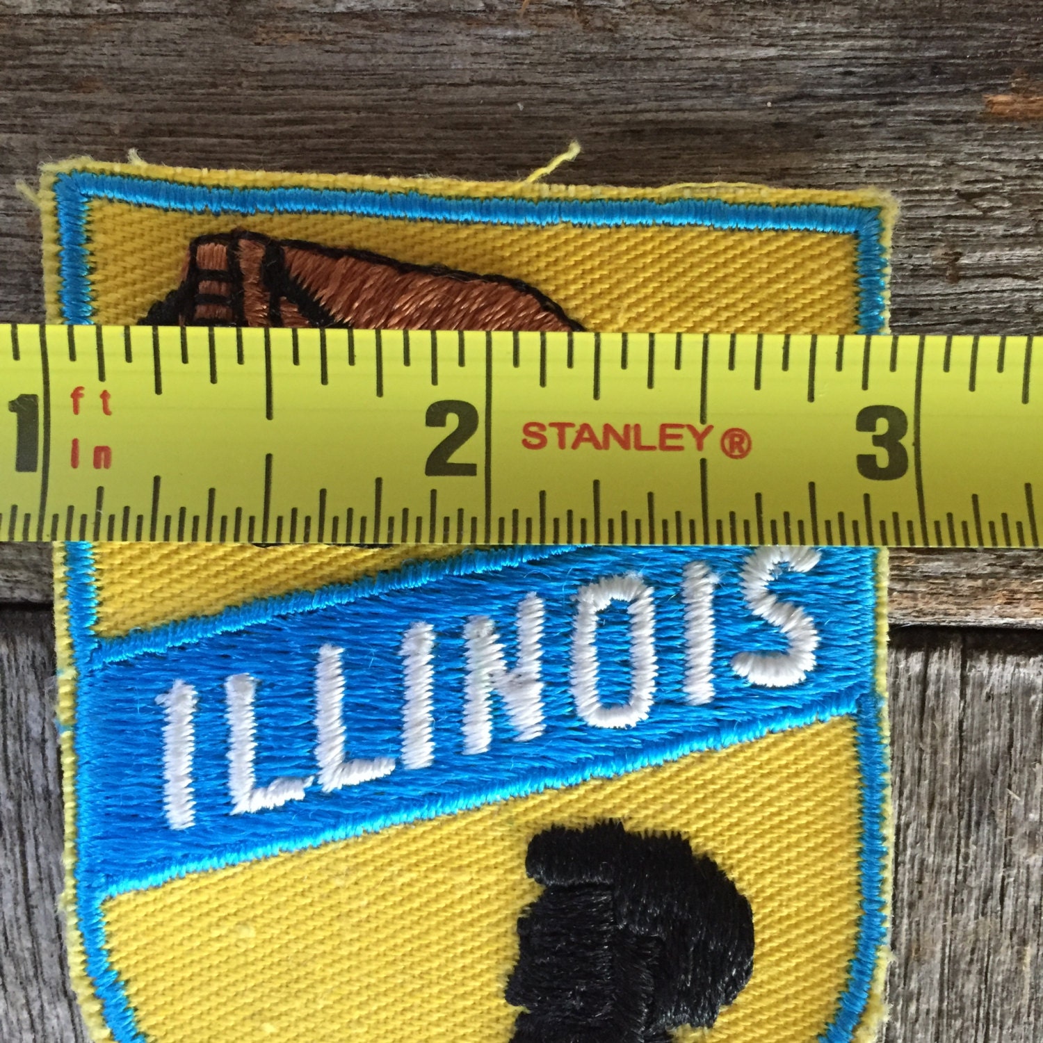 Illinois Vintage Travel Patch by Voyager | Etsy
