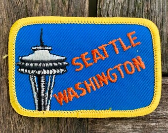 Kingdome Seattle Washington Vintage Travel Patch by Voyager - Etsy