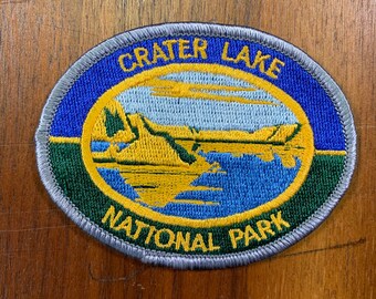 Vintage 1950's Style Crater Lake OR Oregon Retro Travel Decal Sticker ...