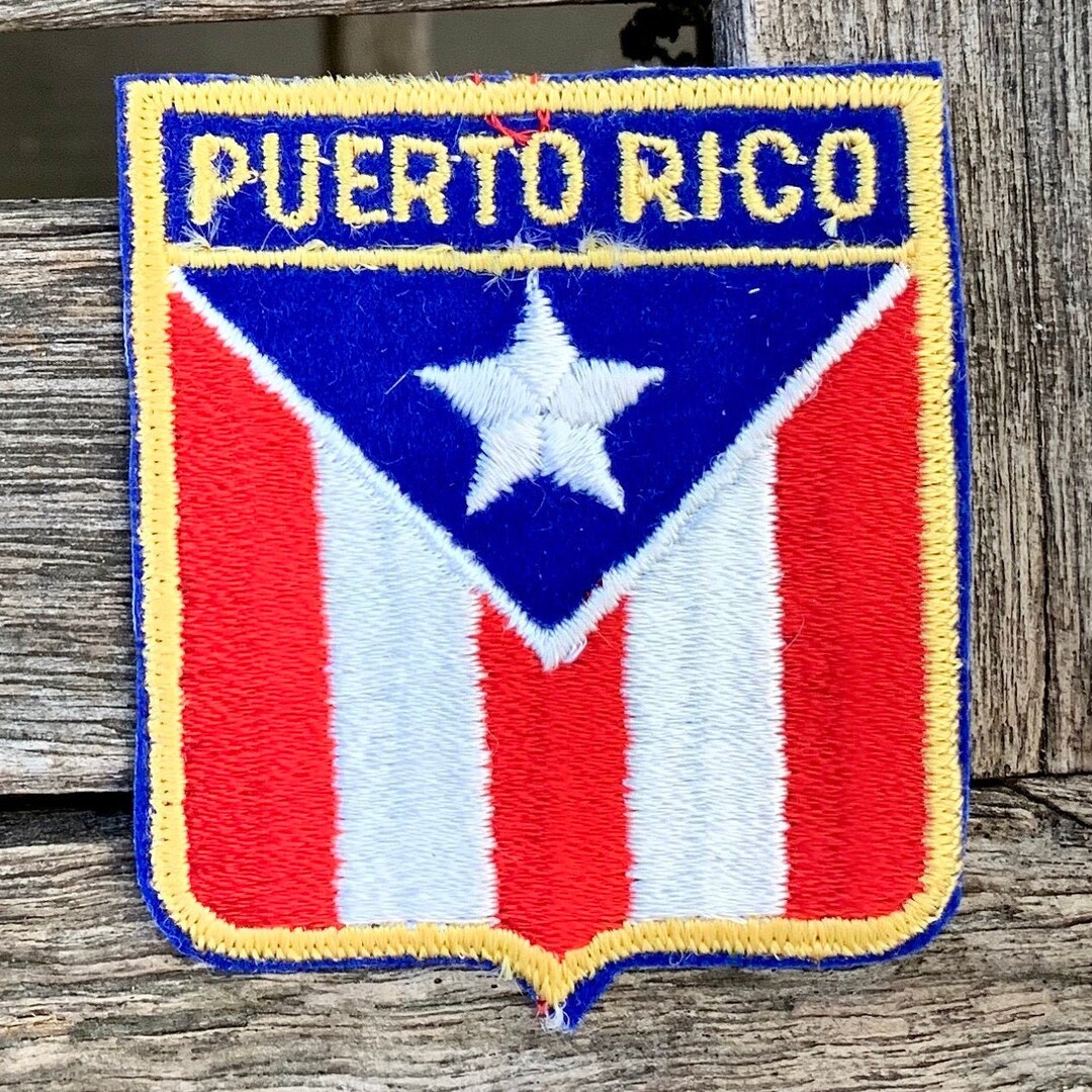 Puerto Rico Flag Souvenir Travel Patch - Etsy