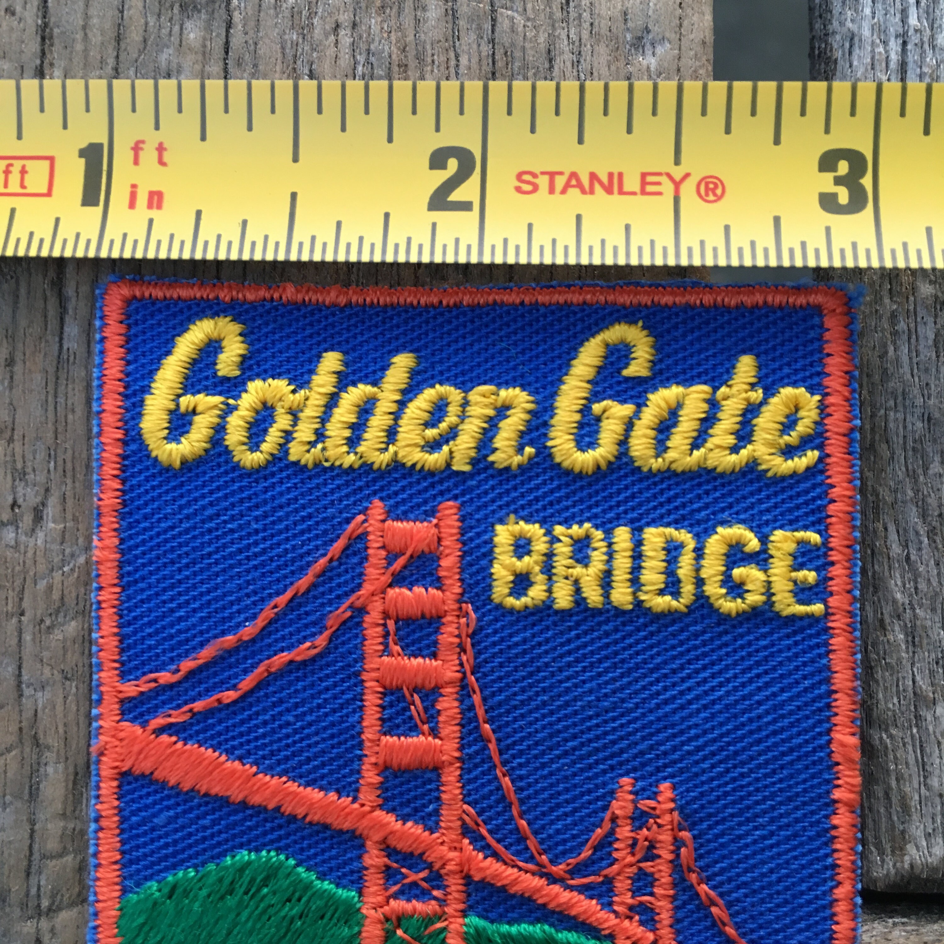 Golden Gate Bridge San Francisco Vintage Travel Patch | Etsy