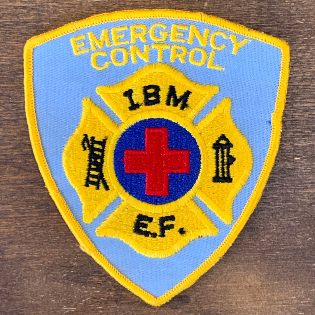 IBM Emergency Control Work Shirt Uniform Patch - Etsy