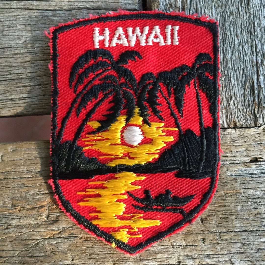 Hawaii Vintage Travel Patch by Voyager - Etsy