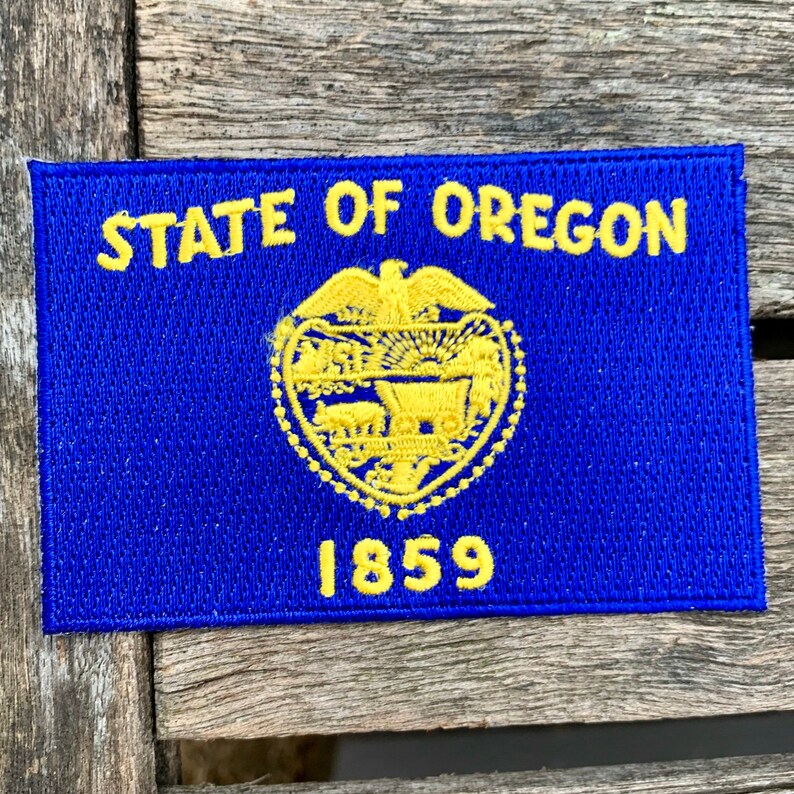 State of Oregon Flag Patch - Etsy