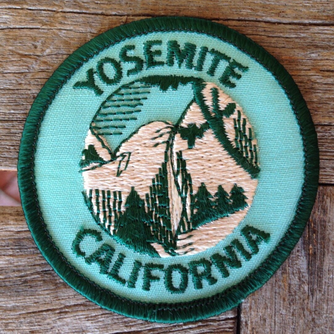 Yosemite California Vintage Travel Patch - Etsy