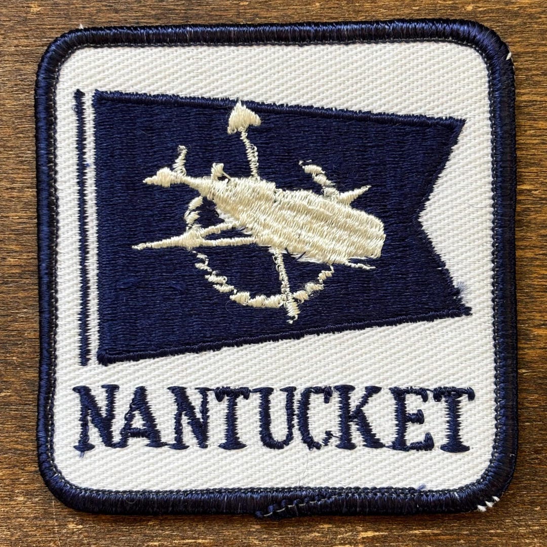 Nantucket Vintage Souvenir Travel Patch - Etsy