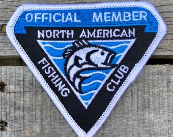 North American Fishing Club Official Member Patch Badge Sew on Patch ...