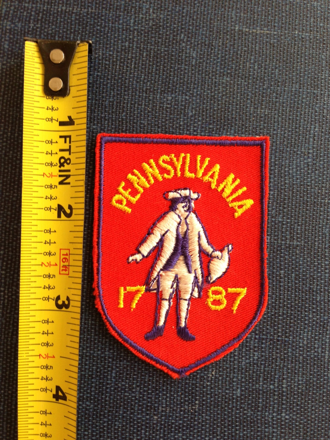 Pennsylvania Vintage Travel Patch by Voyager | Etsy