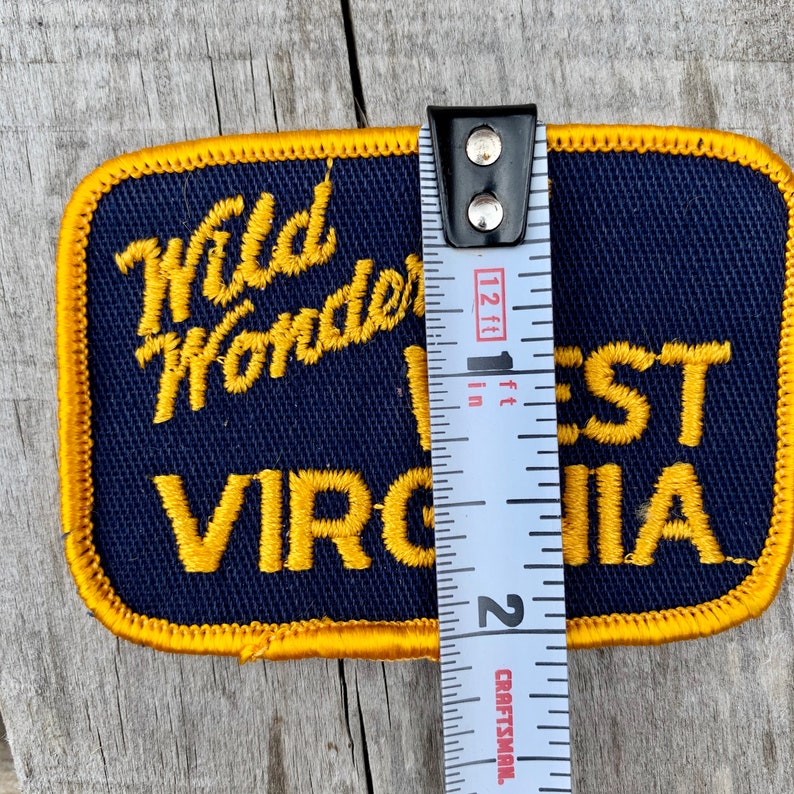 Wild and Wonderful West Virginia Vintage Travel Patch | Etsy
