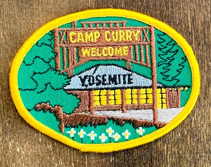 Camp Curry Yosemite National Park California Vintage Travel - Etsy