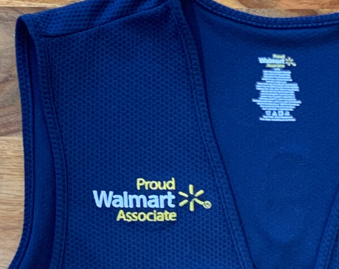 LAST ONE! Walmart Greeter Customer Service Vest Size Large - Etsy