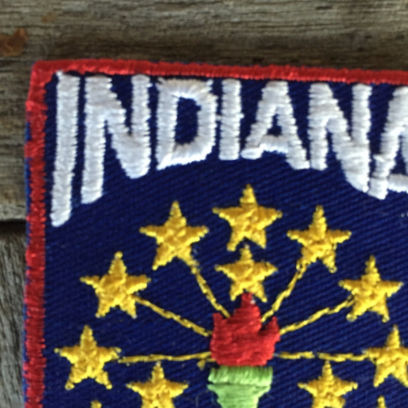 Indiana Vintage Travel Patch by Voyager - Etsy
