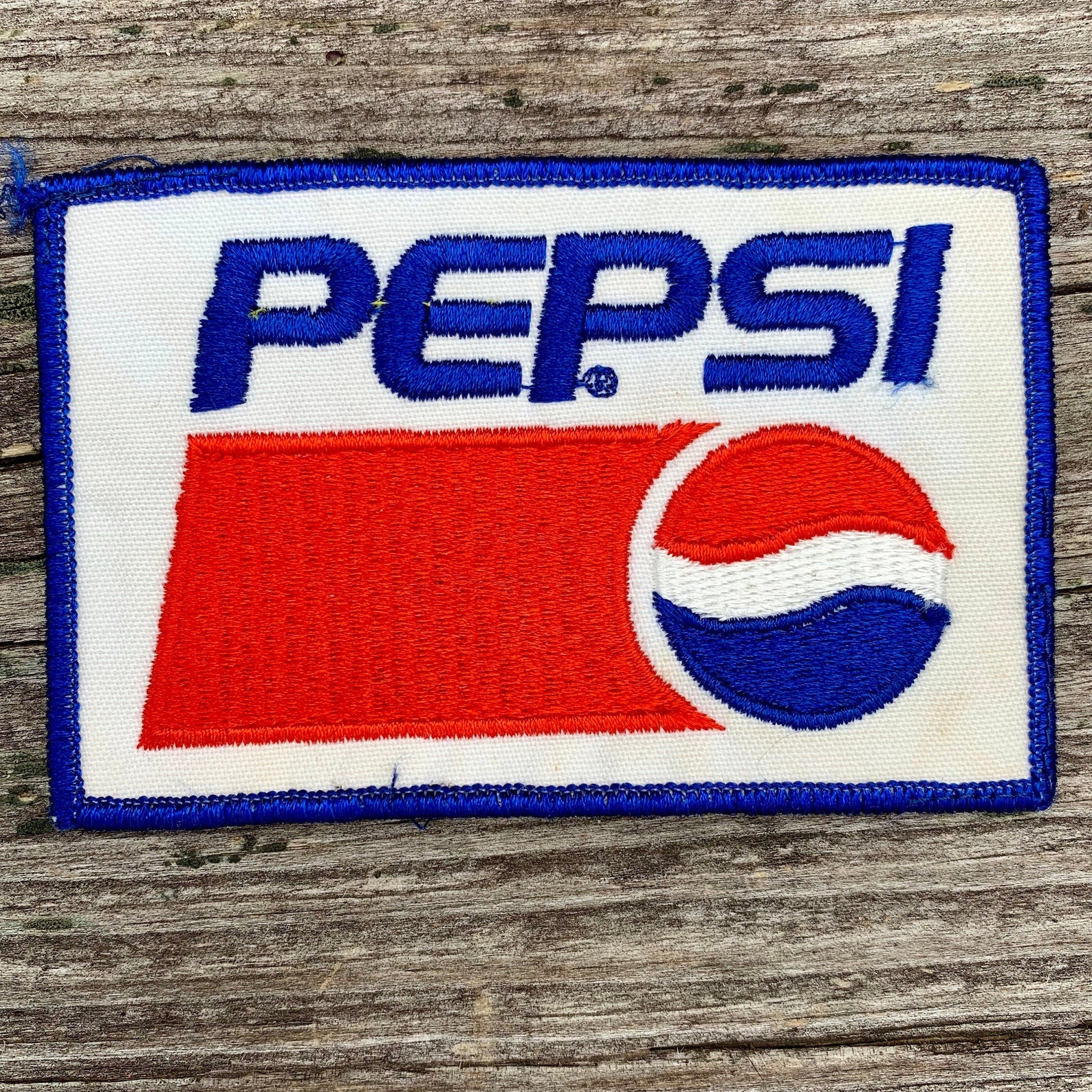 Pepsi. A work shirt uniform patch with the old Pepsi logo. | Etsy