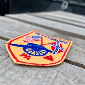 Gettysburg Pennsylvania A Vintage Travel Patch by Voyager - Etsy