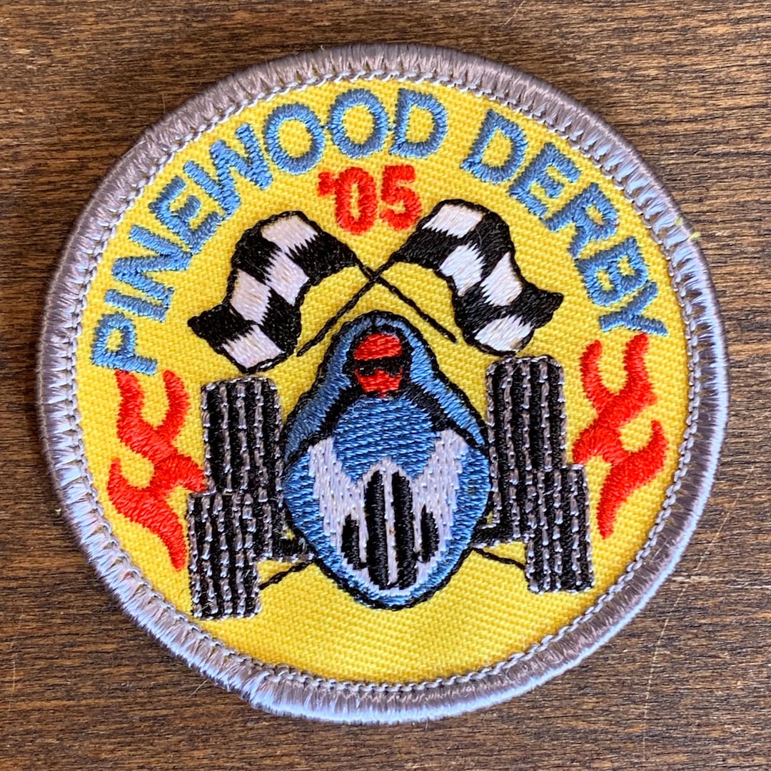 Pinewood Derby Boy Scout Uniform Patch - Etsy