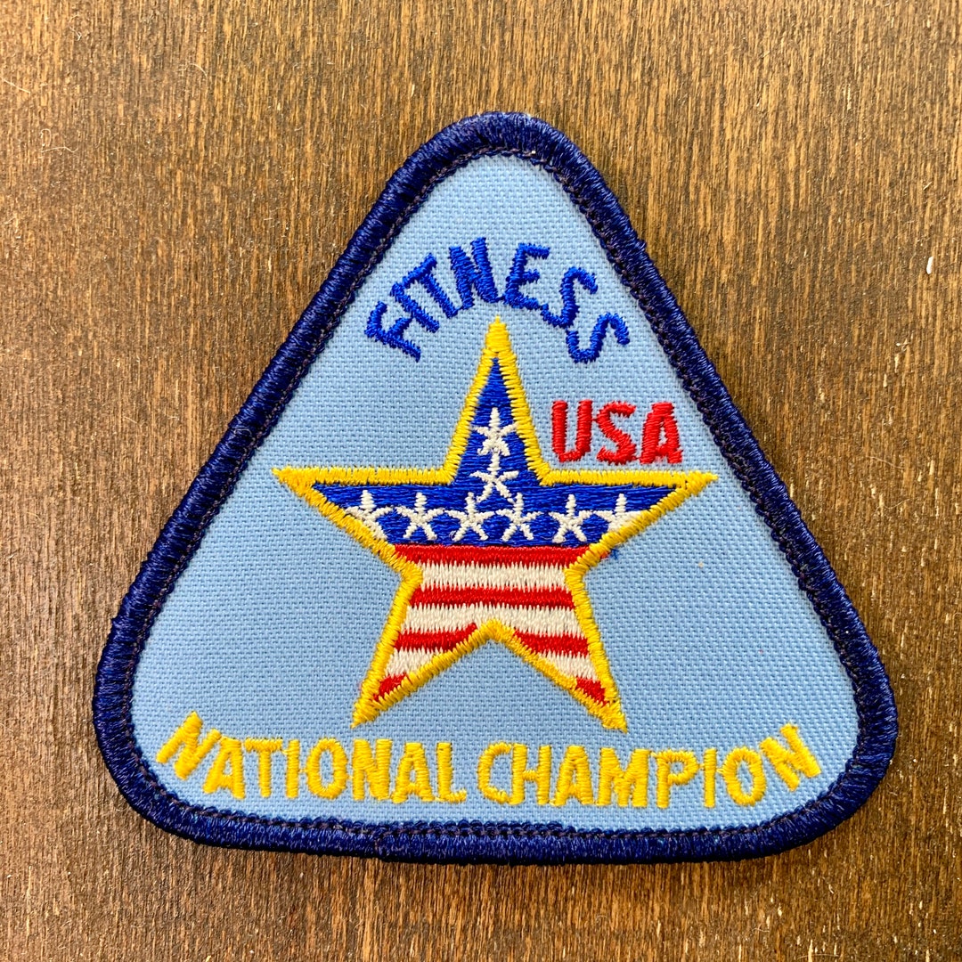 Fitness USA National Champion Award Patch - Etsy