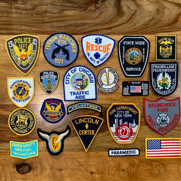 First Responder Patches - Etsy