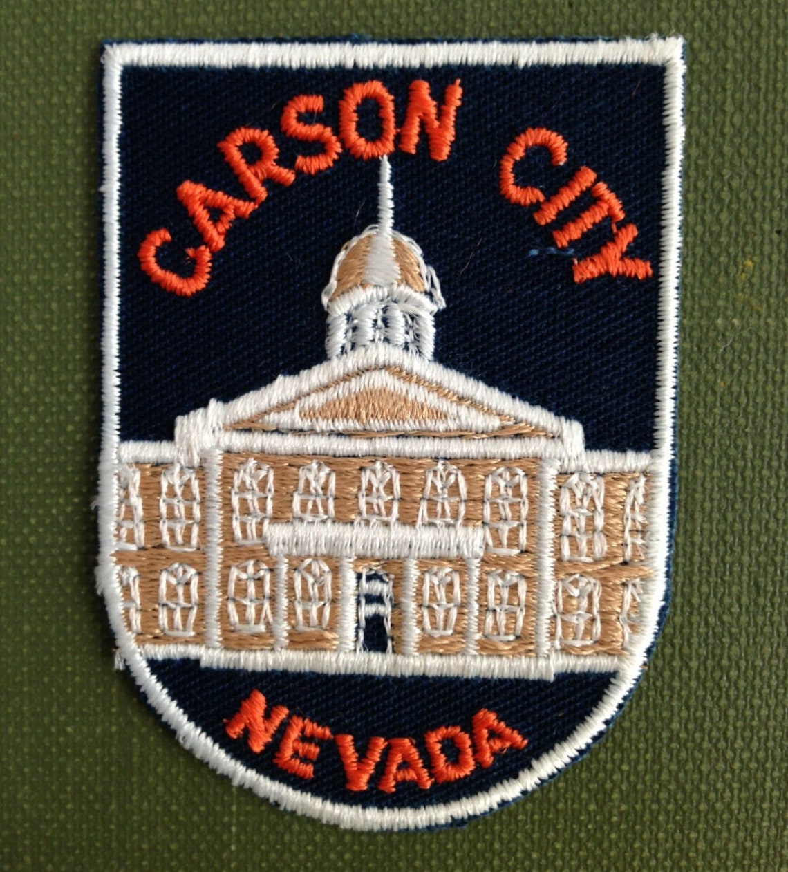 Carson City Nevada Vintage Travel Patch by Voyager - Etsy