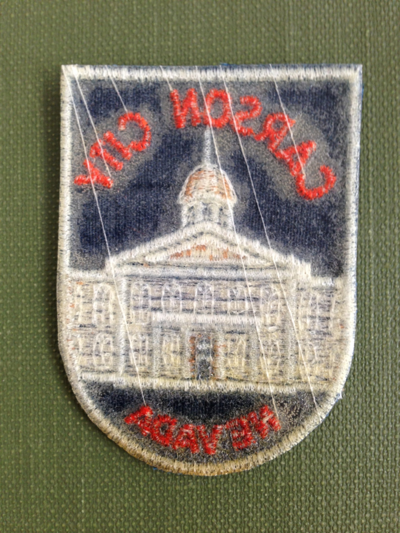 Carson City Nevada Vintage Travel Patch by Voyager - Etsy