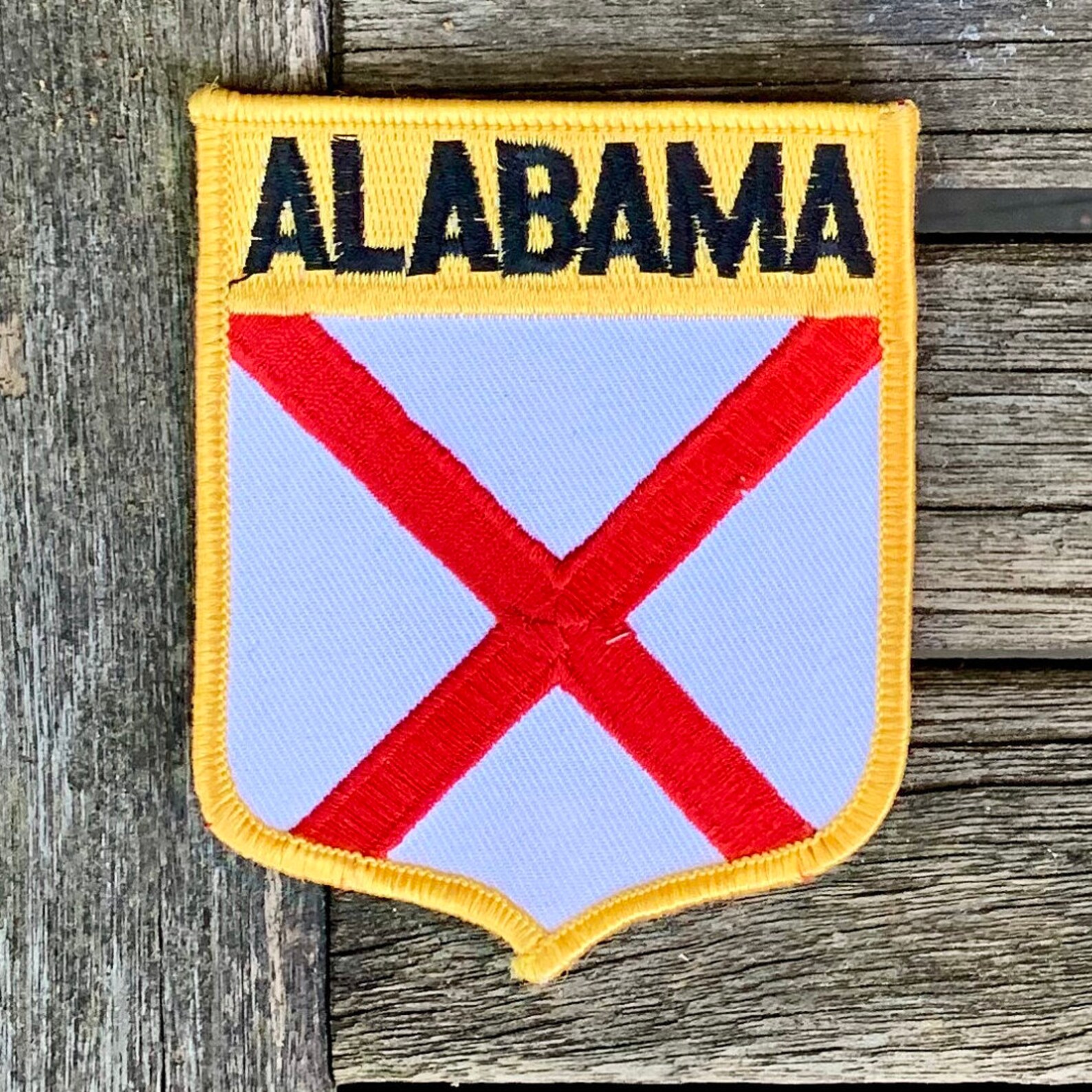 Alabama State Flag Travel Patch | Etsy