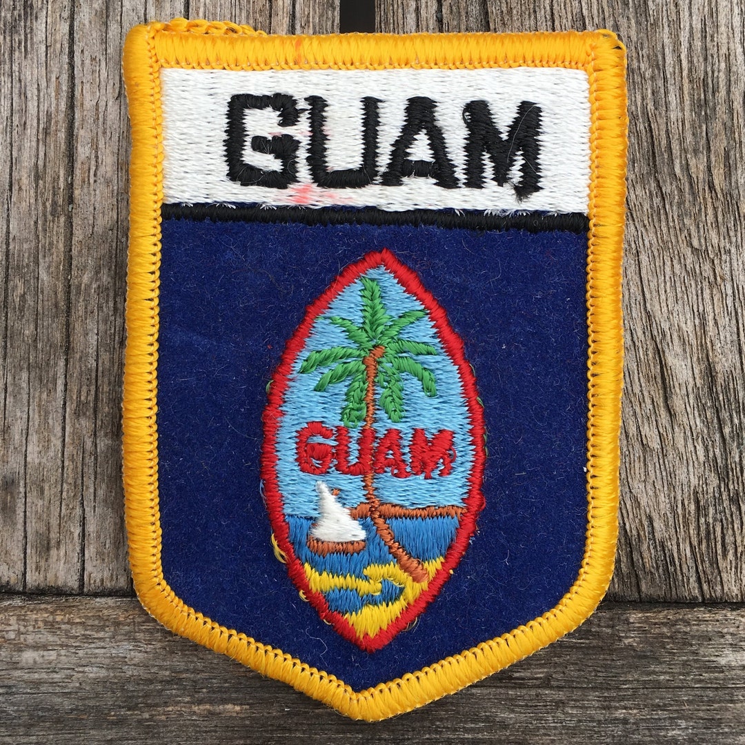 Guam Flag Vintage Travel Patch - Etsy