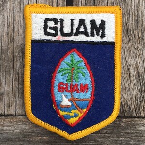 Guam Flag Vintage Travel Patch - Etsy